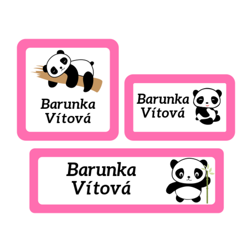 Panda | Happy Label - kid-friendly labels