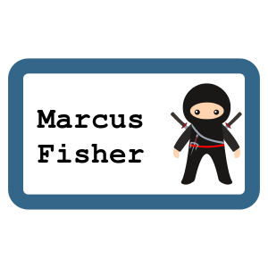 Ninja | Happy Label - kid-friendly labels